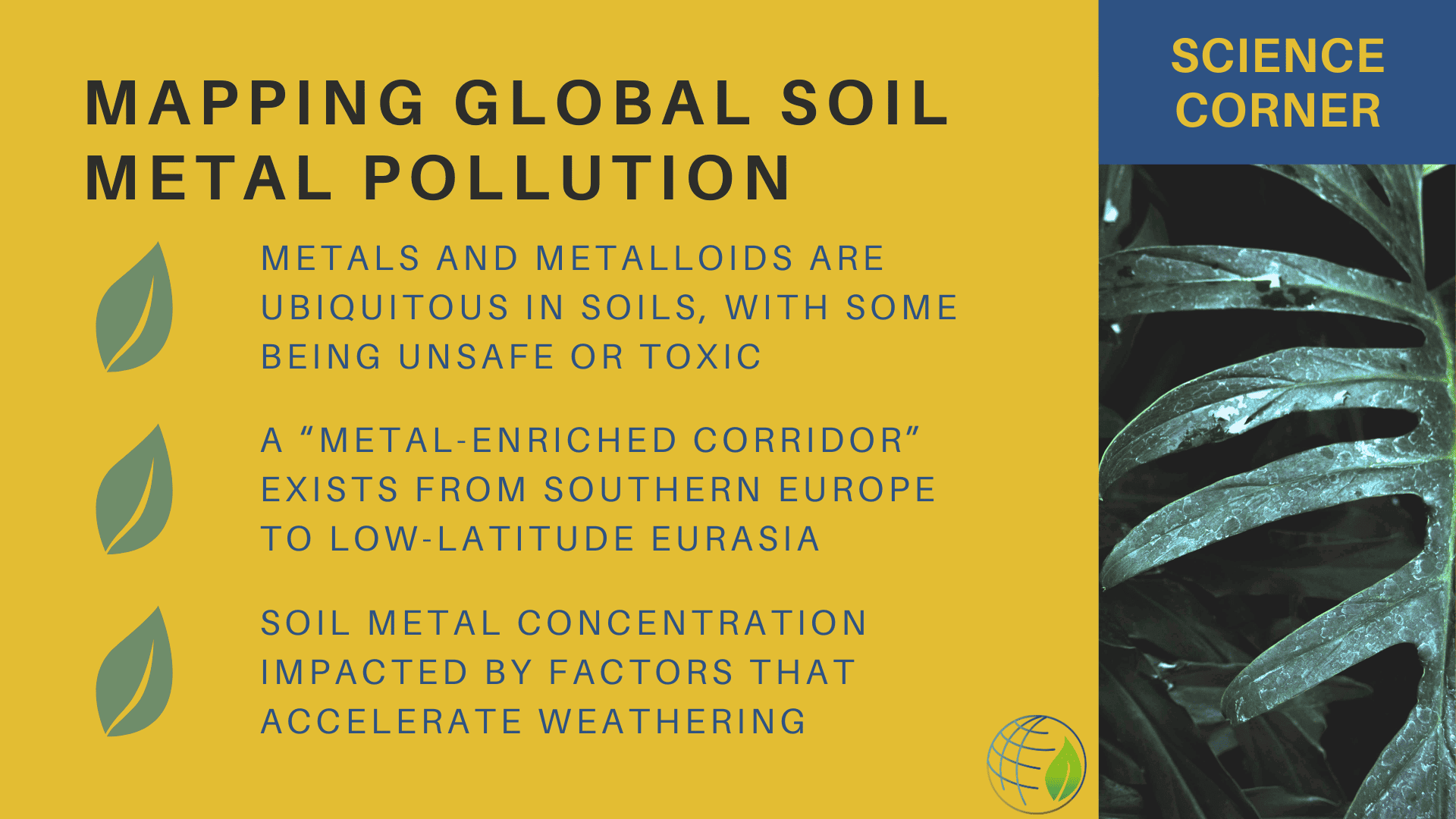 Mapping global soil metal pollution - SPRPN